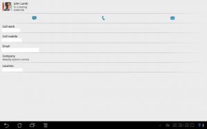 A look at Lync Mobile on Android Tablet | Justin Morris