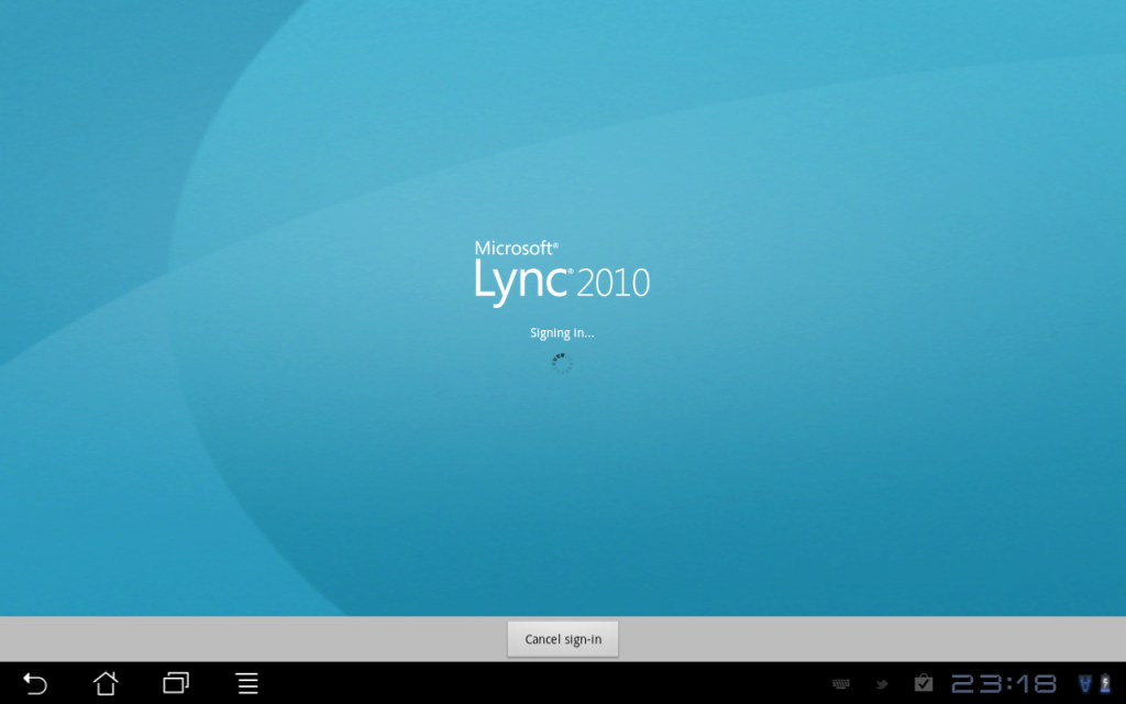 A look at Lync Mobile on Android Tablet | Justin Morris