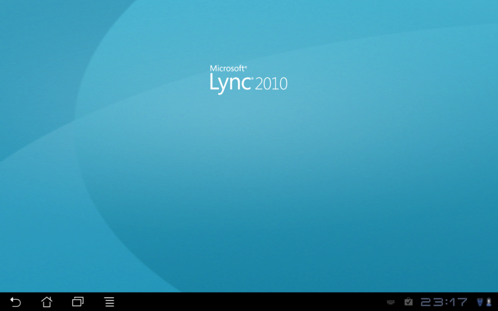 A look at Lync Mobile on Android Tablet | Justin Morris