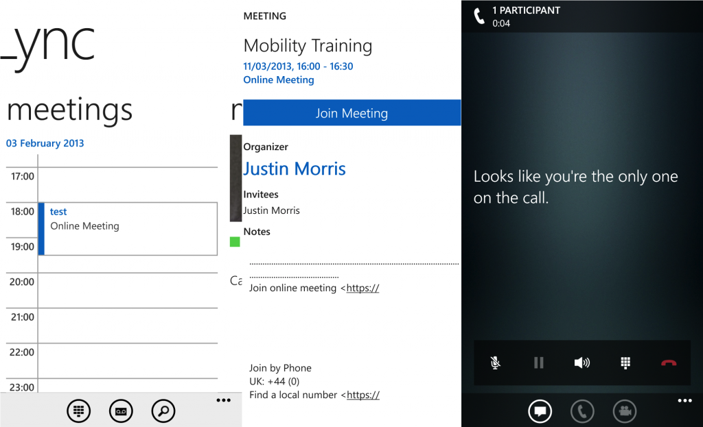 Lync 2013 for Windows Phone - A First Look | Justin Morris